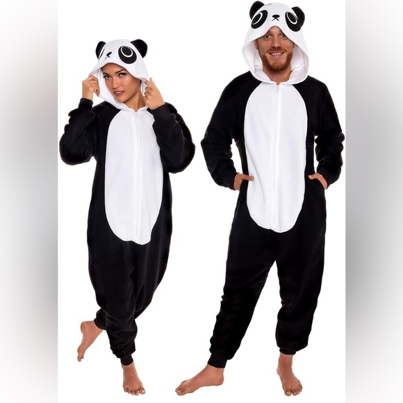 Other | Wicked Panda Adult Onesie Halloween Costume Plush Cosplay Suit ...